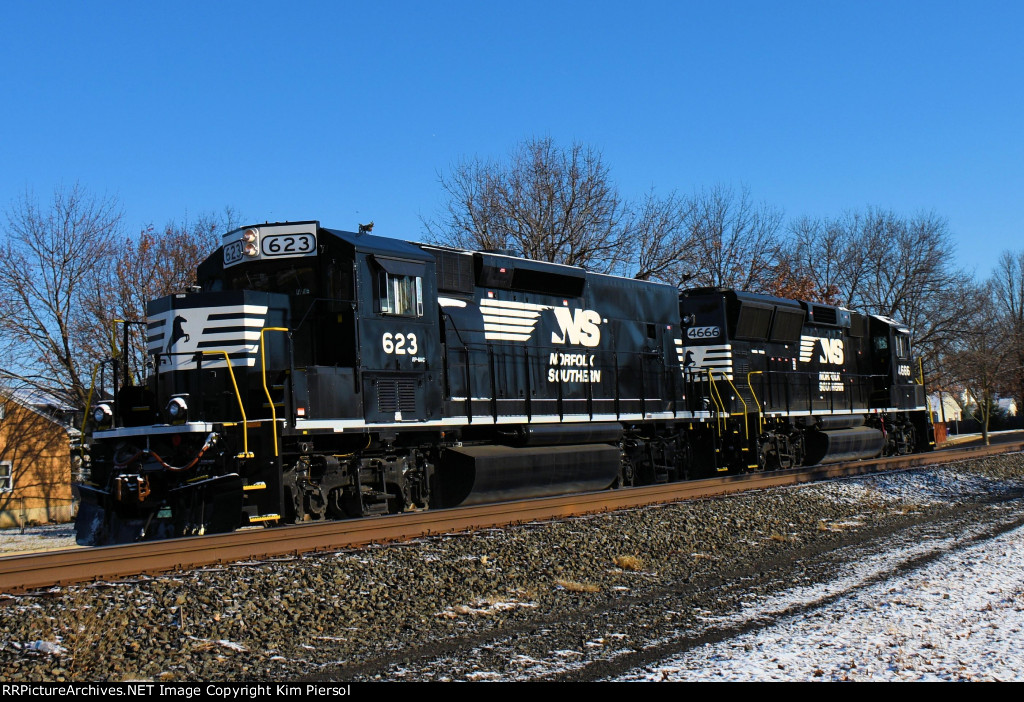 NS 623 (slug) NS 4666 GP59-ECO H76